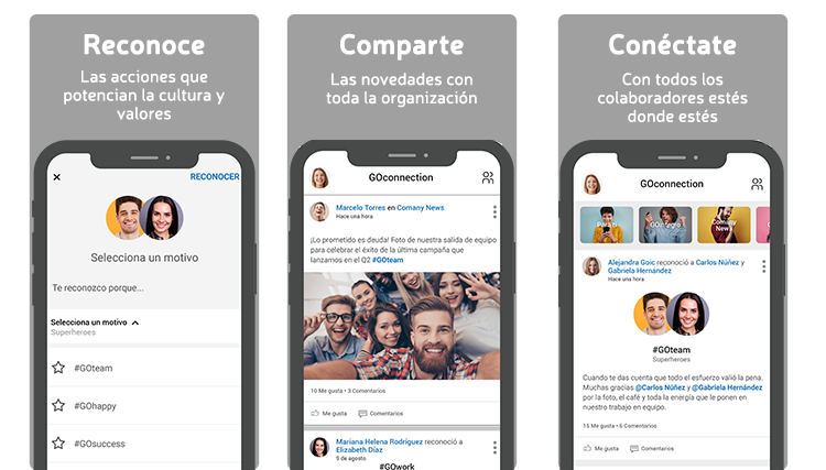 [Product Update] GOconnect: nueva app móvil de comunicación y reconocimientos para Recursos Humanos